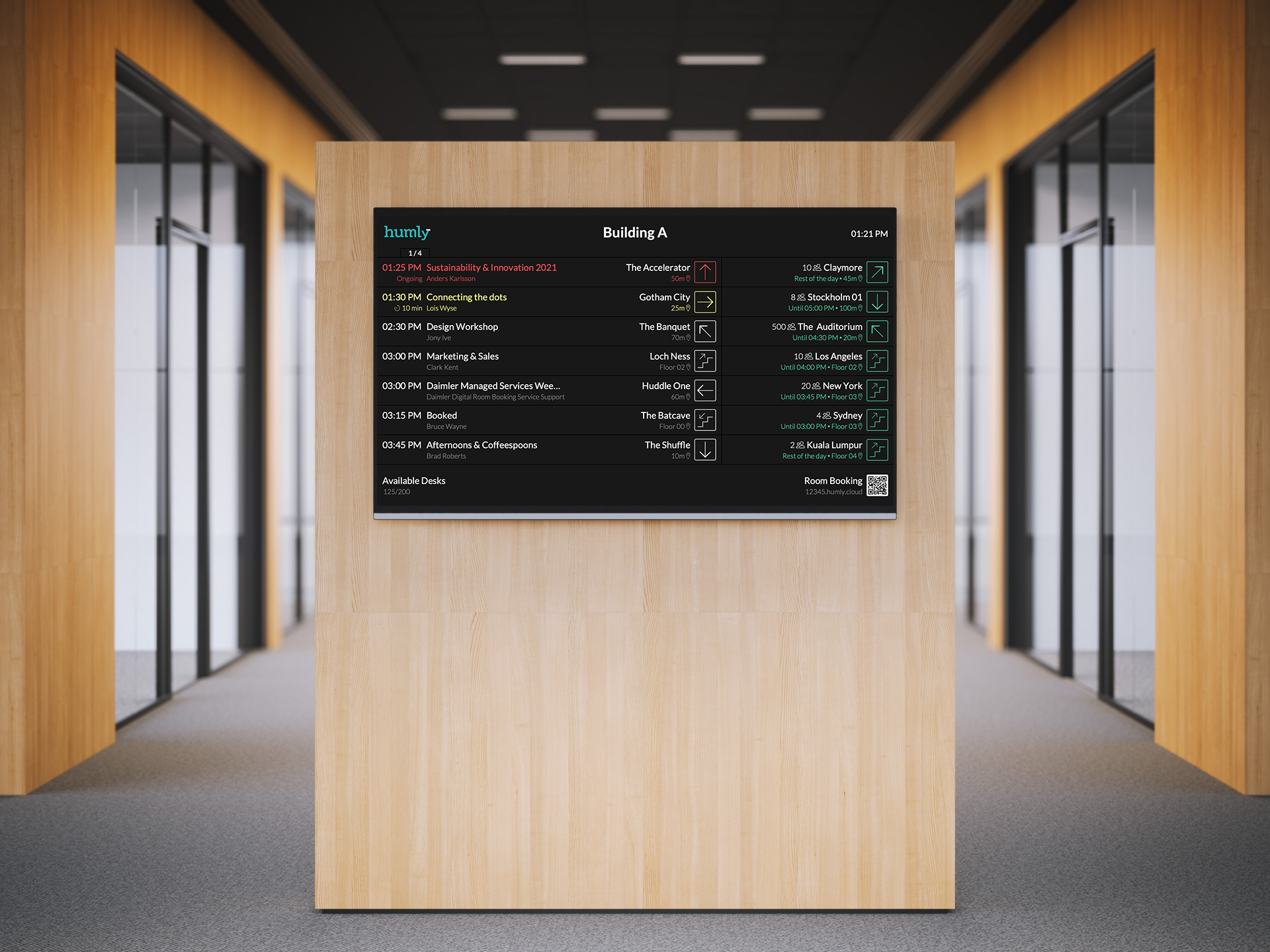 Navigation and Wayfinding with Floor Plans for Modern Offices